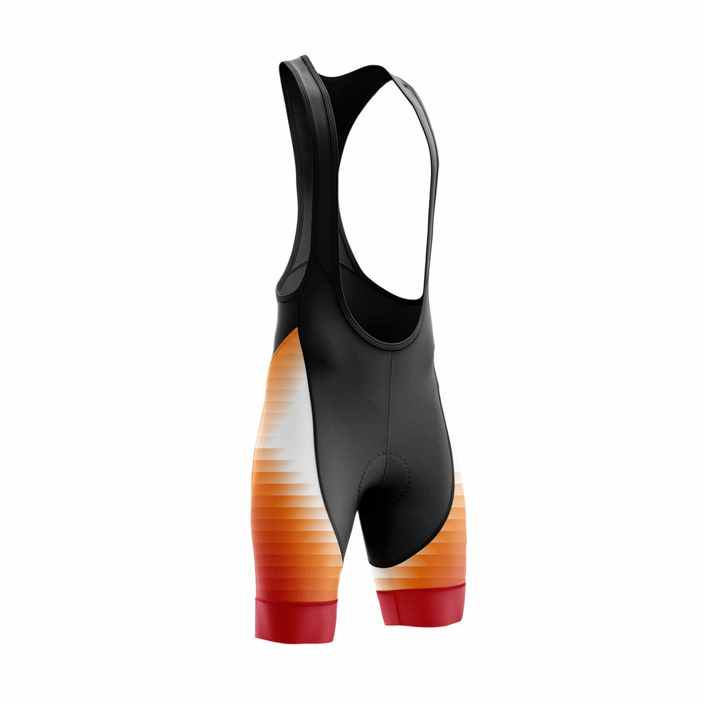 Men's Orange Side Cycling Bib Shorts – YE Cycling